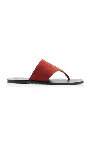 A.emery Paton Suede Sandals - Red