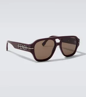 Fendi Graphy Aviator Sunglasses