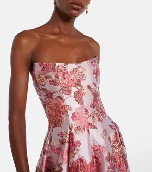 MARKARIAN Laila Floral Brocade Gown