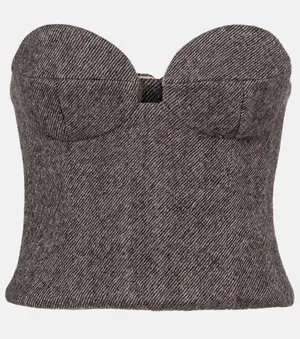 Magda Butrym Wool-blend Corset