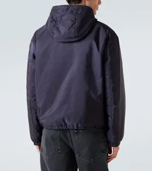 Prada Hooded Re-nylon Jacket - Blue