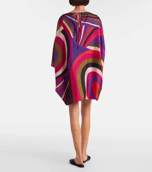 Emilio Pucci Iride Silk Satin Minidress - Multicoloured