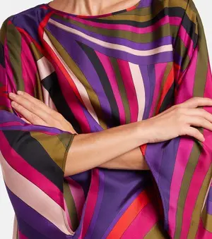 Emilio Pucci Iride Silk Satin Minidress