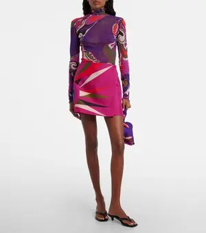 Emilio Pucci Stella Silk Wrap Skirt - Multicoloured