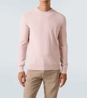 Zegna Cashmere Crewneck Sweater - Pink