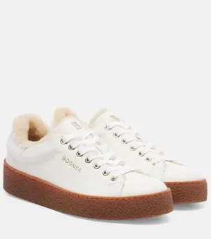Bogner Textured Sneakers For Women