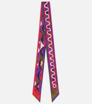 Emilio Pucci Iride Silk Twill Scarf - Multicoloured