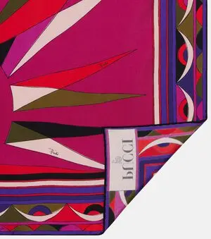 Emilio Pucci Hawaii Silk Twill Scarf