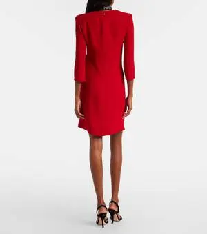 Valentino Garavani Bow-detail Silk Minidress - Red
