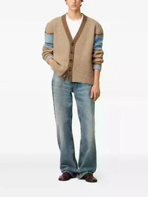 Ami College Wool Cardigan