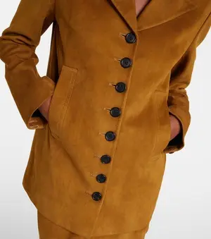 Khaite Saraphina Suede Jacket