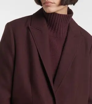 JOSEPH Cropped Single-breasted Wool Jacket