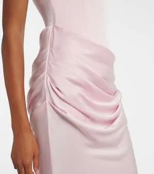 Alex Perry Draped Bustier Gown