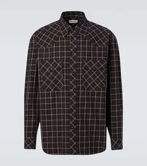 LEMAIRE Checked Cotton Shirt