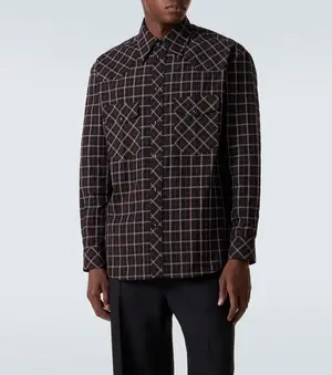 LEMAIRE Checked Cotton Shirt
