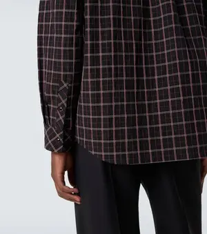 LEMAIRE Checked Cotton Shirt