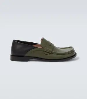 Men's Green Loafers