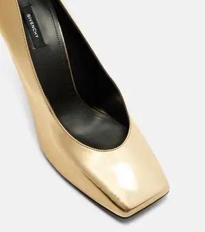 Givenchy Sliced Square 95 Patent Leather Pumps