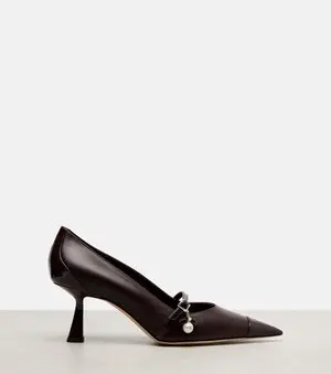 JIMMY CHOO Aren 65 Leather Pumps