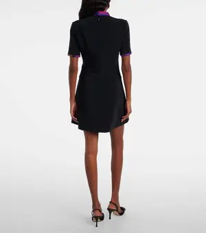 Emilio Pucci Printed Silk-trimmed Cady Minidress