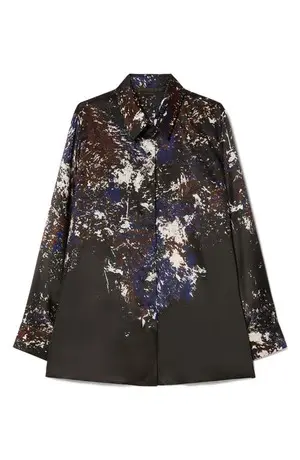 Marina Rinaldi Printed Silk Shirt