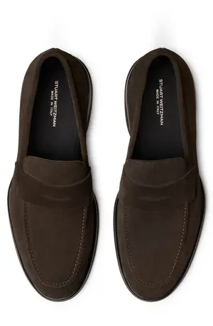 STUART WEITZMAN Chad Penny Loafer - Ebony