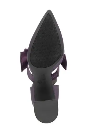 CHARLES DAVID Andre Pointed Toe Pump - Eggplant