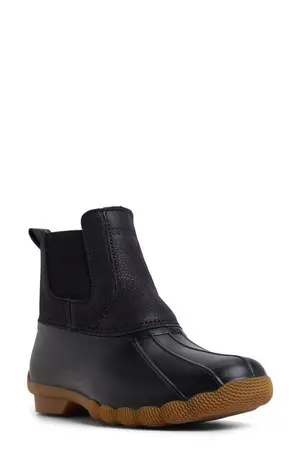 Sperry Saltwater Waterproof Duck Chelsea Boot - Black