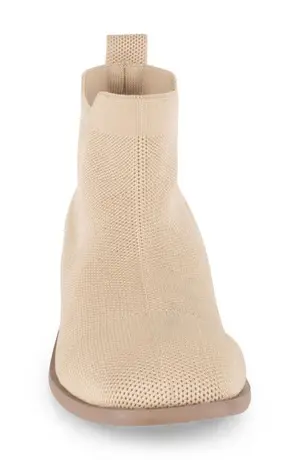 Tahari Roundabout Knit Bootie - Natural