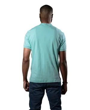WOODPECKER Pima Cotton Polo Shirt - Seafoam