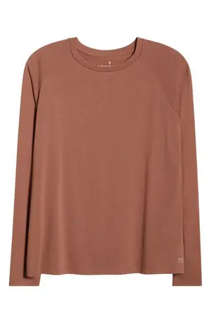 FREE FLY Lightweight Long Sleeve Top - Nutmeg