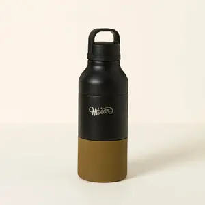 UNCOMMON GOODS 6-in-1 Adventure Flask Hibear - Black/brown