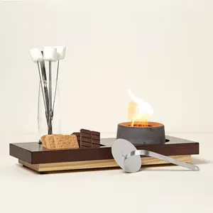 UNCOMMON GOODS Ultimate S'mores Kit Swoon Living - Brown/black/white