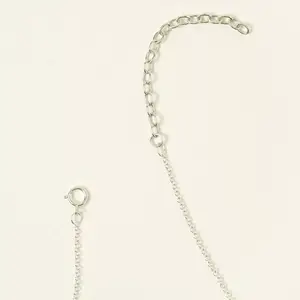 UNCOMMON GOODS Birth Month Flower Pendant Necklace - February/iris