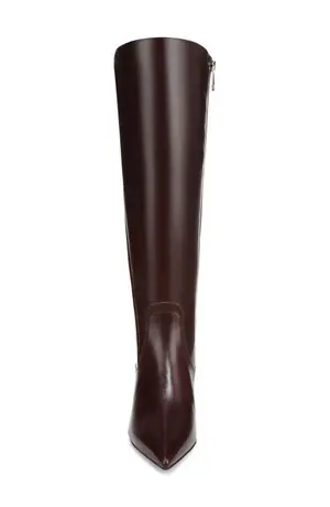 27 EDIT NATURALIZER Kitten Heel Knee High Boots - Wine Red