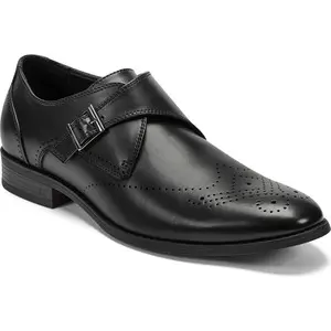 KENNETH COLE Buckle Monk Shoe - Black