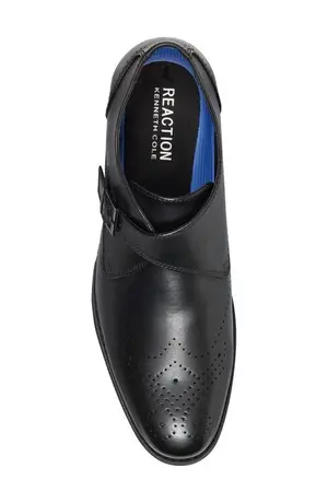 KENNETH COLE Buckle Monk Shoe - Black