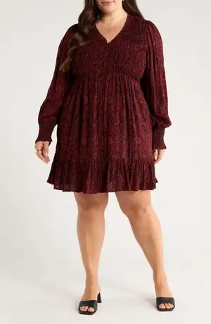 Treasure & Bond Long Sleeve Day Dresses
