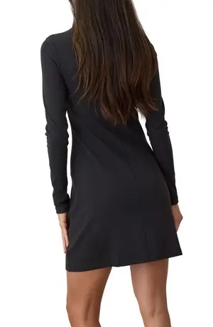 Marine Layer Lexi Long Sleeve Rib Minidress