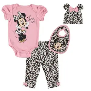 Disney Minnie Mouse 4-piece Layette Set - Pink