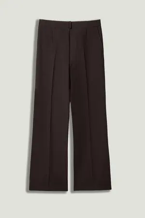NOCTURNE Classic Mid-rise Tailored Trousers