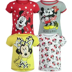 Disney Minnie Mouse, Mickey Mouse & Friends 4-pack T-shirts - Multicolor