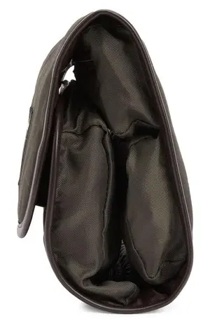 Barbour Waxed Cotton Hanging Wash Bag