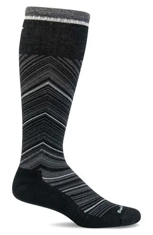 SOCKWELL Full Calf Flattery Compression Socks - Black