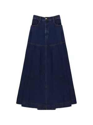 RO&ZO Denim Maxi Skirt