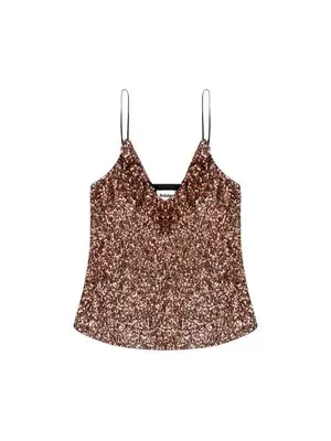 RO&ZO Sequin V-neck Cami