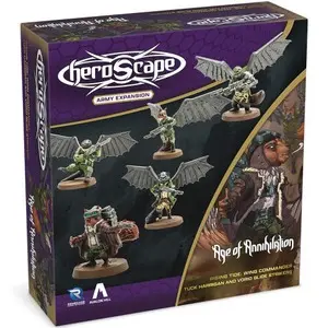 RENEGADE GAMES Heroscape Rising Tide: Wing Commander Tuck Harrigan & Vorid Glidestrikers Army Expansion By - Multicolored
