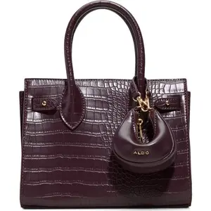 Aldo Top Handle Bag - Dark Red