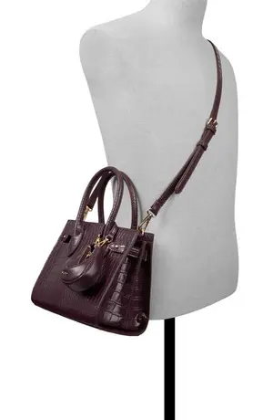 Aldo Top Handle Bag - Dark Red