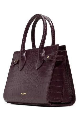 Aldo Top Handle Bag - Dark Red
